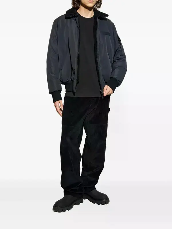 Moncler Sherpa-collar Bomber Jacket