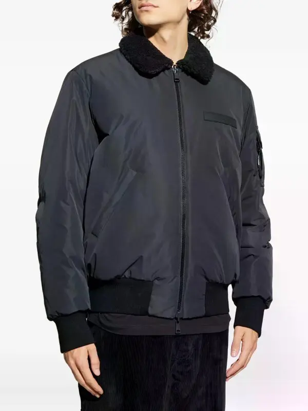Moncler Sherpa-collar Bomber Jacket