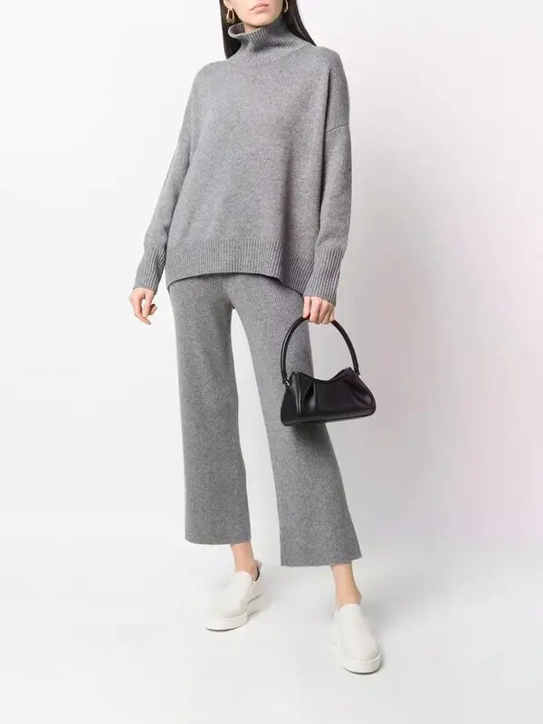 LISA YANG Heidi Knitted Roll-neck Jumper