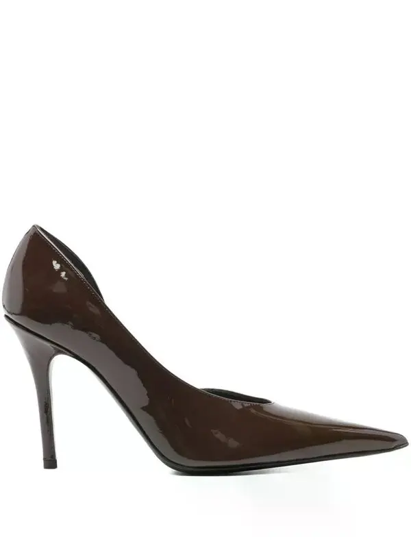 GIABORGHINI Barbara 100mm Pointed-toe Cut-out Pumps