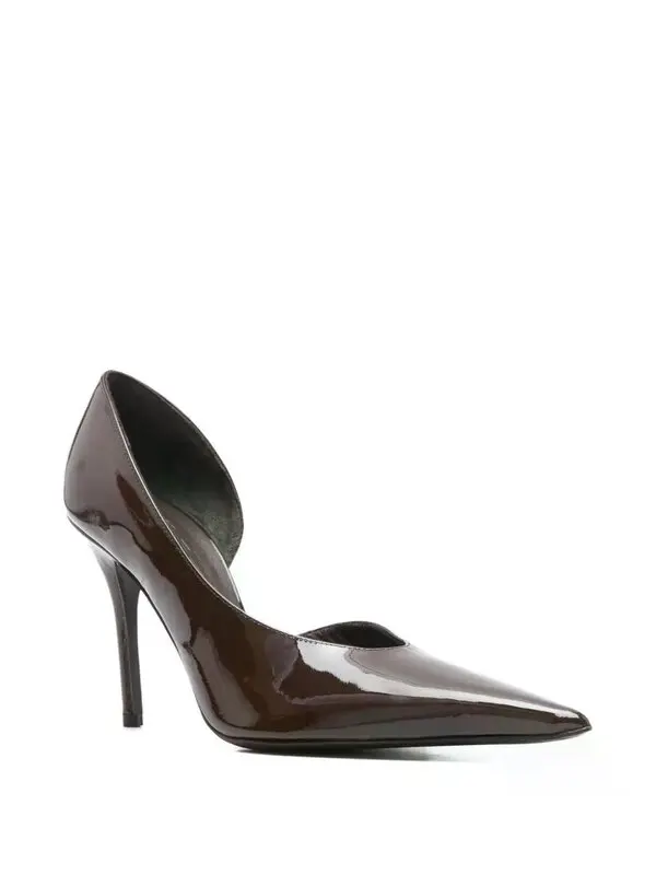 GIABORGHINI Barbara 100mm Pointed-toe Cut-out Pumps