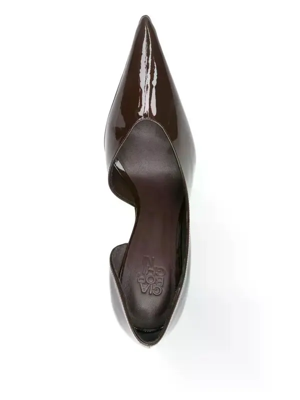 GIABORGHINI Barbara 100mm Pointed-toe Cut-out Pumps