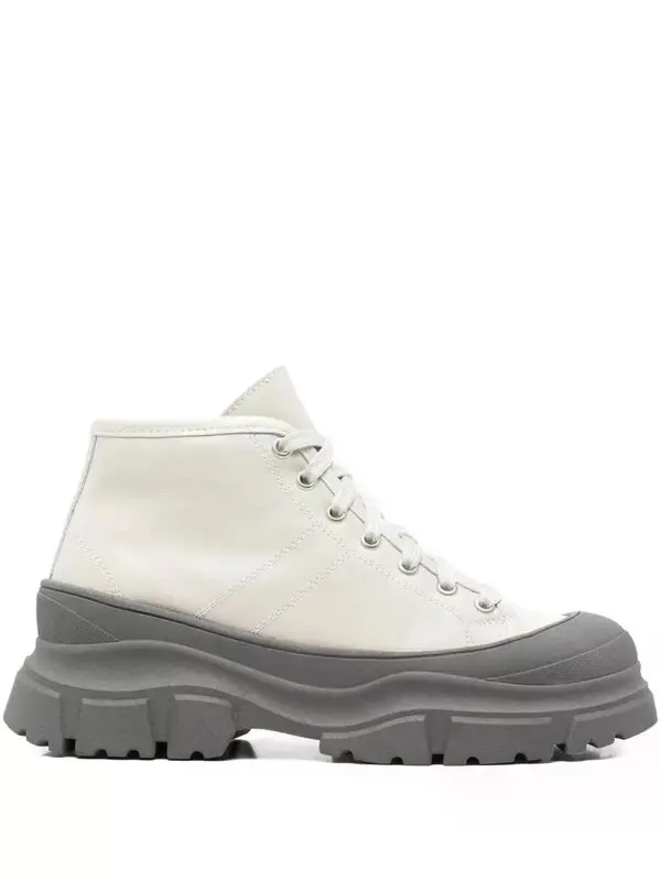 Sofie D'hoore Lace-up Chunky-sole Boots - Neutrals