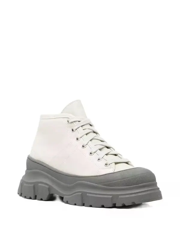 Sofie D'hoore Lace-up Chunky-sole Boots - Neutrals