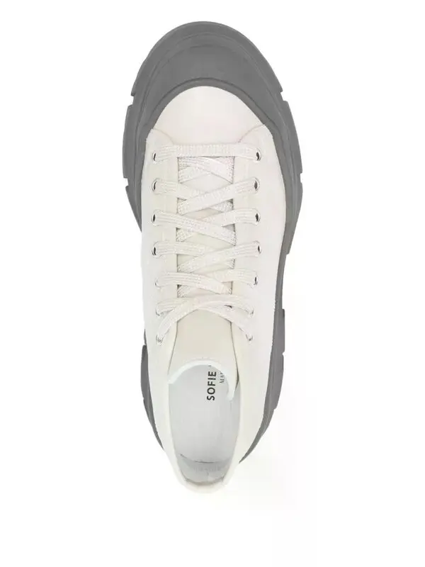 Sofie D'hoore Lace-up Chunky-sole Boots - Neutrals