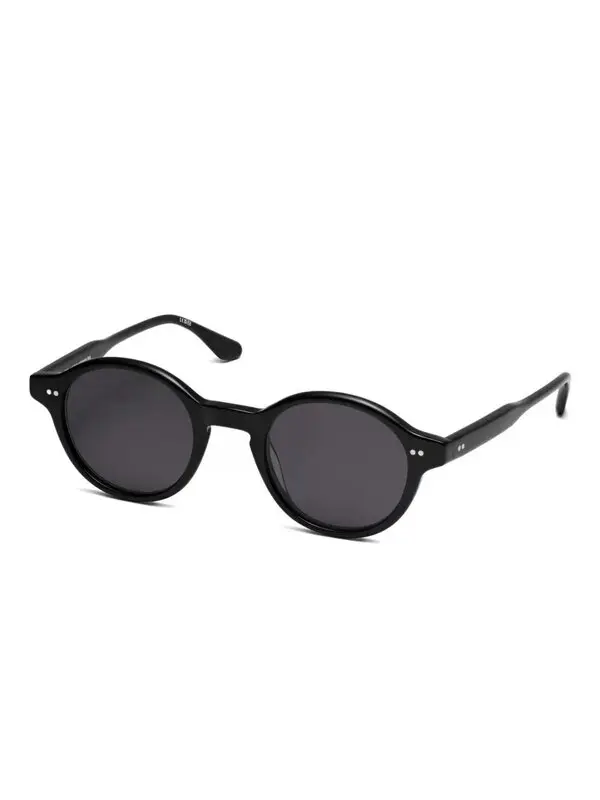 PETER AND MAY Round-frame Sunglasses - Black