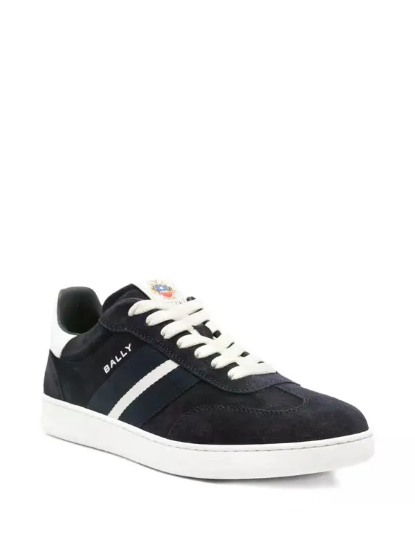 Bally Logo-print Suede Sneakers