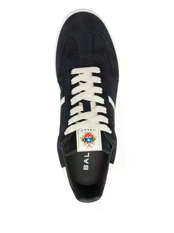 Bally Logo-print Suede Sneakers