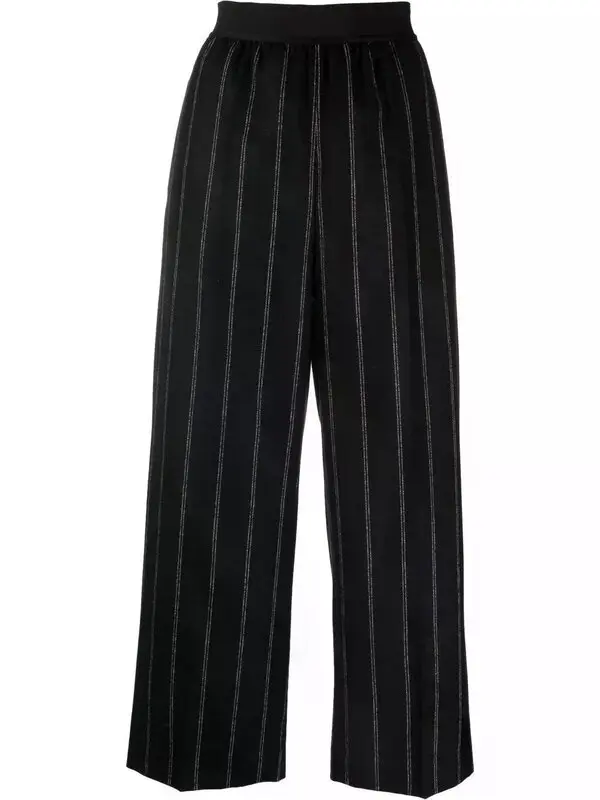 Stella McCartney Stitch Detailing Cropped Trousers