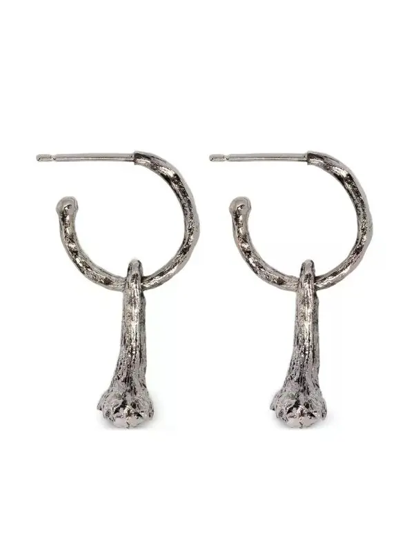 LEMAIRE Clove Hoop Earrings - Silver