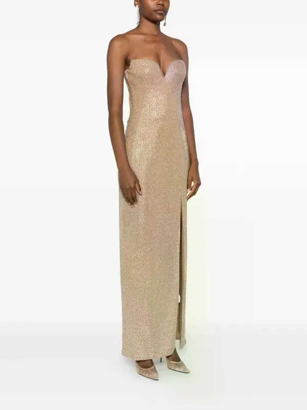Giuseppe Di Morabito Crystal-embellished Maxi Dress