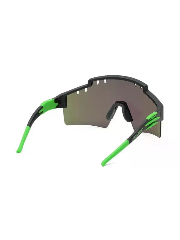 PLEIN SPORT Shield-frame Mirrored Sunglasses