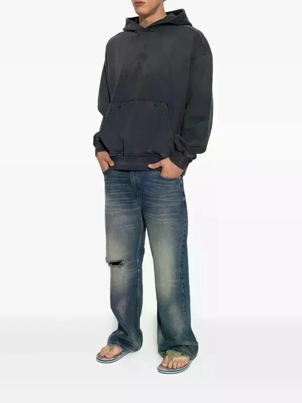 MISBHV Graphic-print Distressed Hoodie