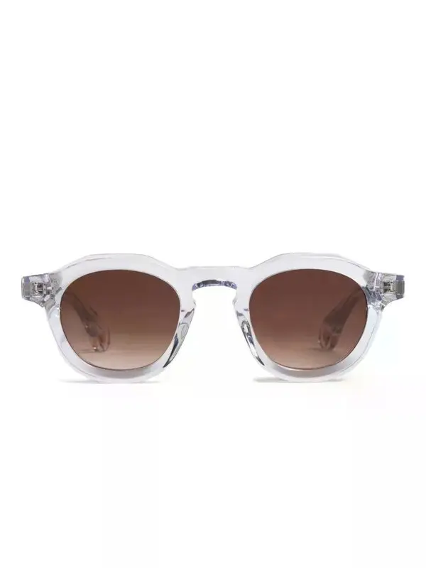 PETER AND MAY S105 Solar Round-frame Sunglasses - Neutrals