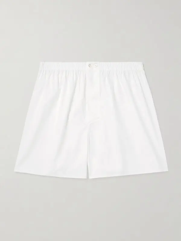 Zimmerli End-on-end Cotton Boxer Shorts - White