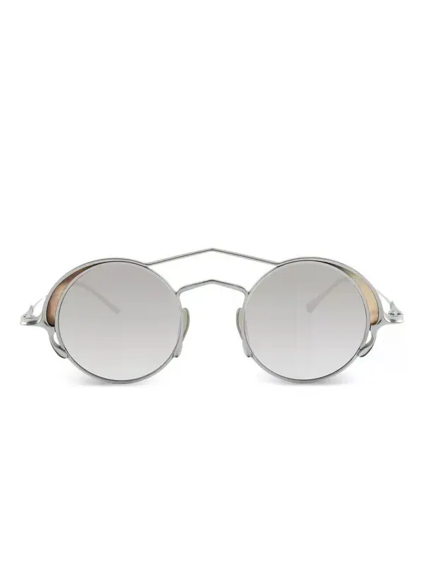 RIGARDS Titanium Round-frame Sunglasses - Silver