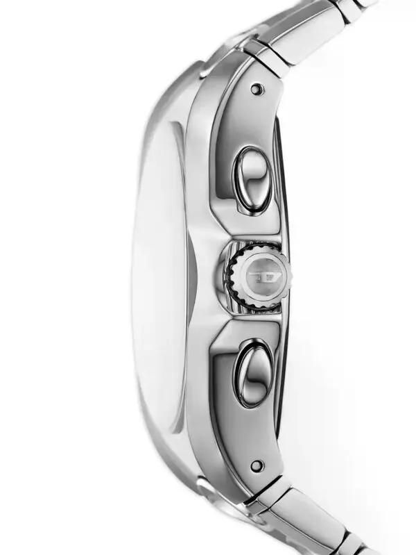 DIESEL® D-curve 44mm Quartz Chronograph Watch - Grey