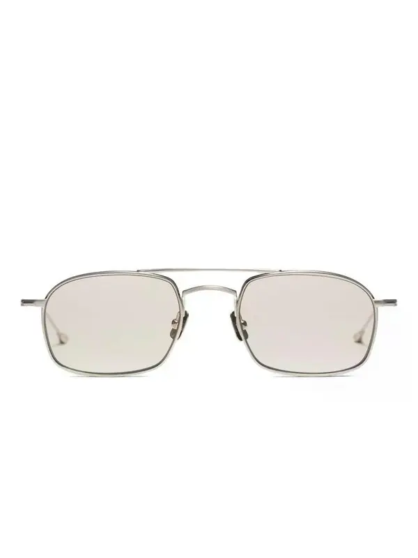 PETER AND MAY Double-bridge Rectangle Sunglasses