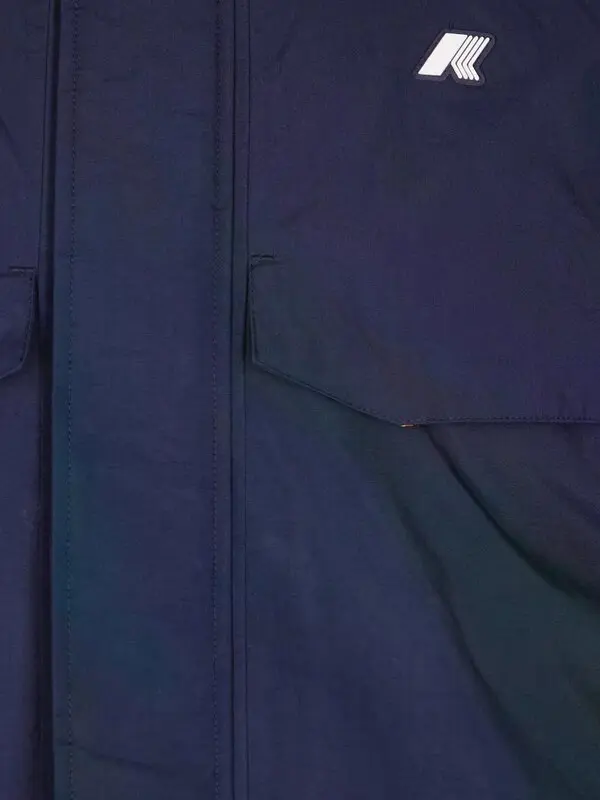 K-WAY Flap-pocket Zip-fastening Jacket - Blue