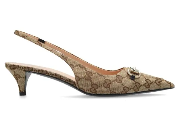Gucci Horsebit Slingback Pumps