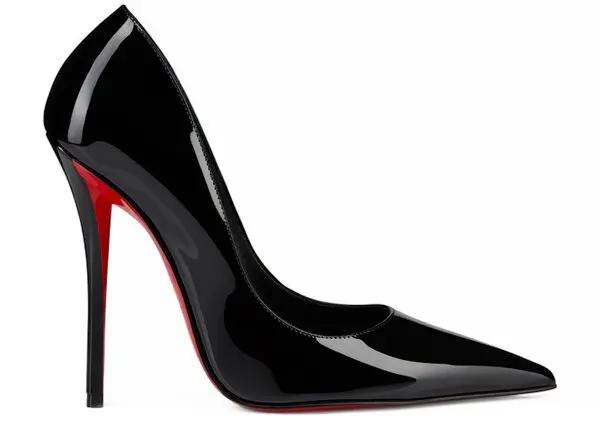 CHRISTIAN LOUBOUTIN Miss Z 120mm Pump Patent Calf Leather - Black