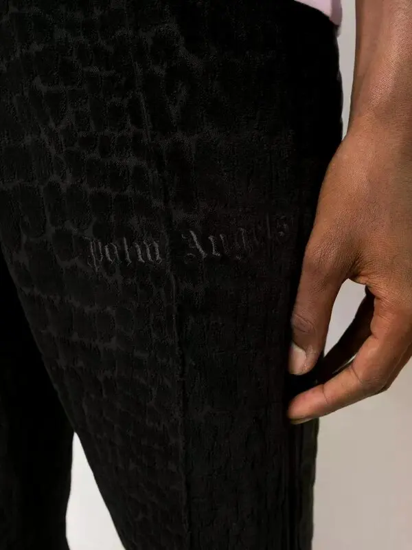 Palm Angels Velour-effect Track Pants
