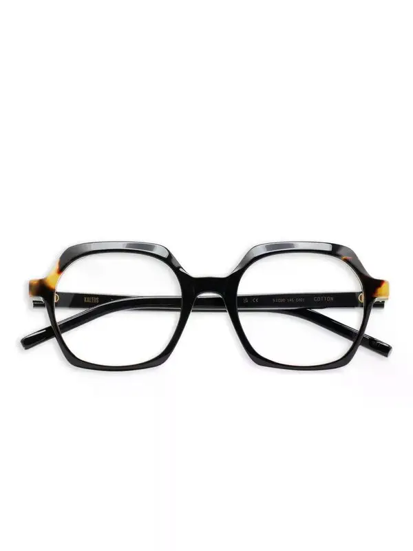 KALEOS Cotton Round-frame Glasses - Brown