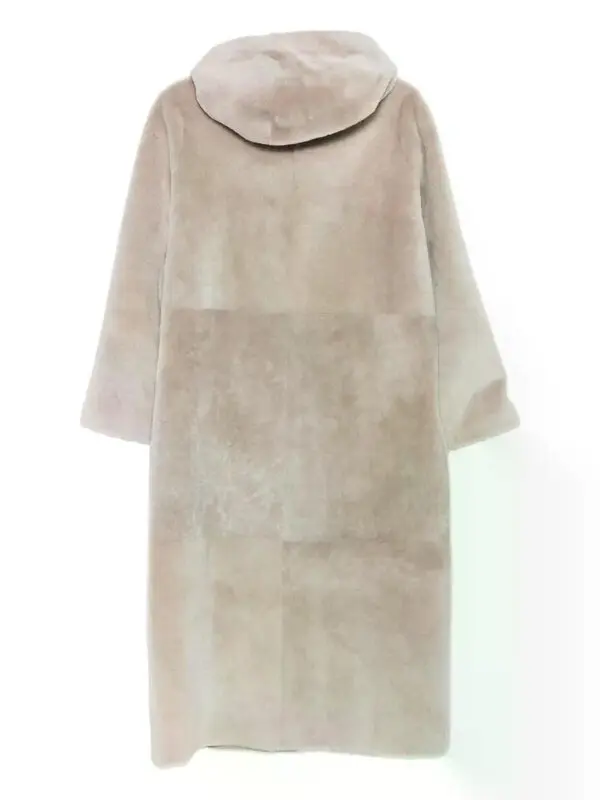 Simonette Ravizza Hooded Shearling Coat