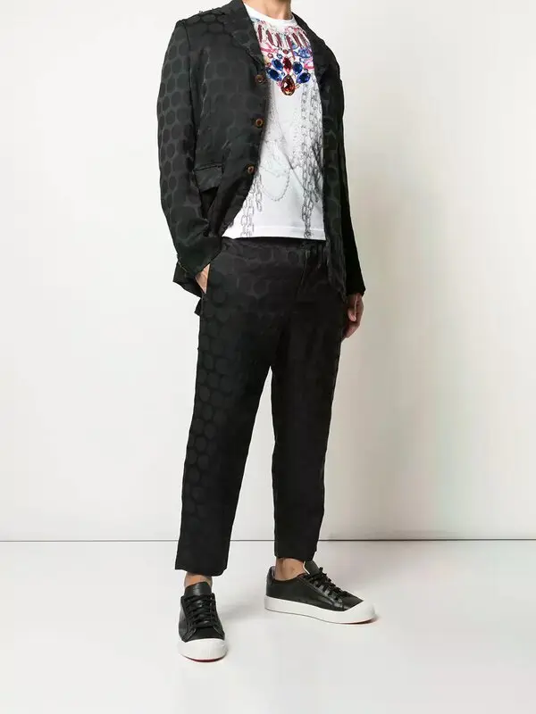 Comme Des Garçons Ruffle Detail Blazer