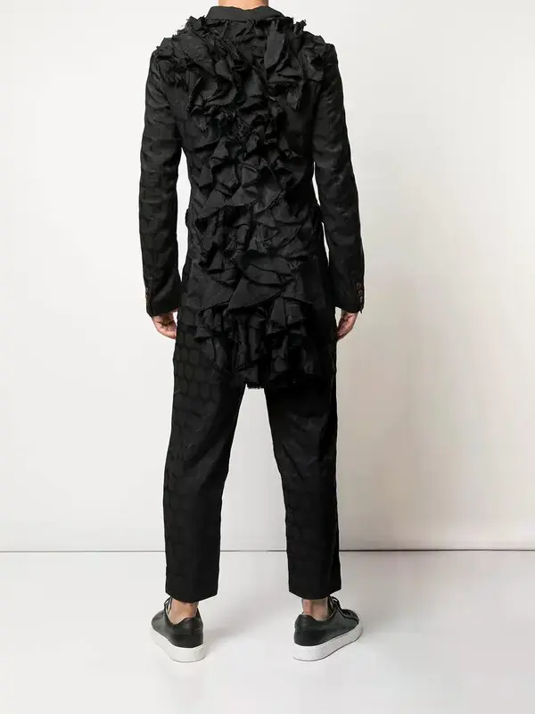 Comme Des Garçons Ruffle Detail Blazer
