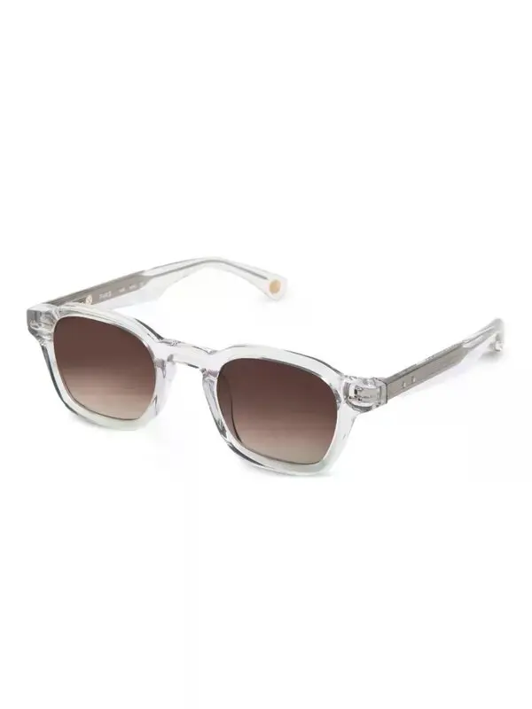 PETER AND MAY Round-frame Sunglasses