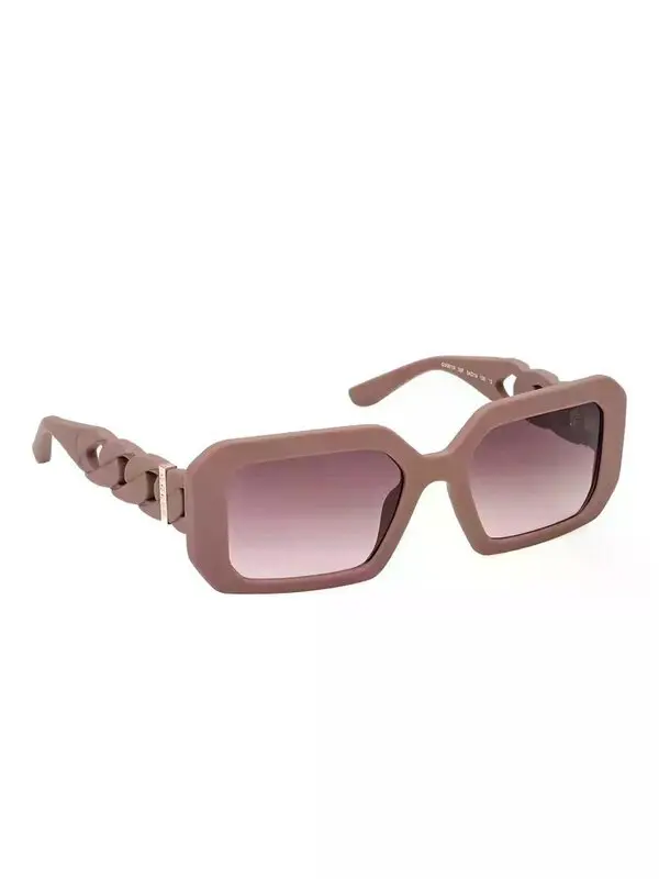 Guess Chain-embellished Rectangle Sunglasses