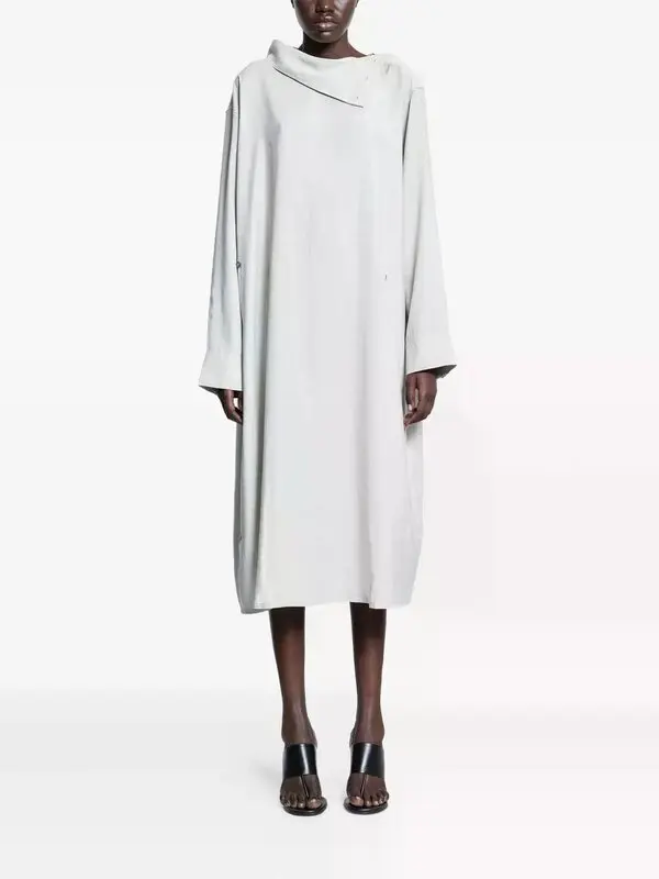 Studio Nicholson High-neck Draped Dress