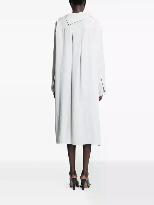 Studio Nicholson High-neck Draped Dress