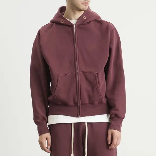 LES TIEN Heavyweight Zip Hoodie