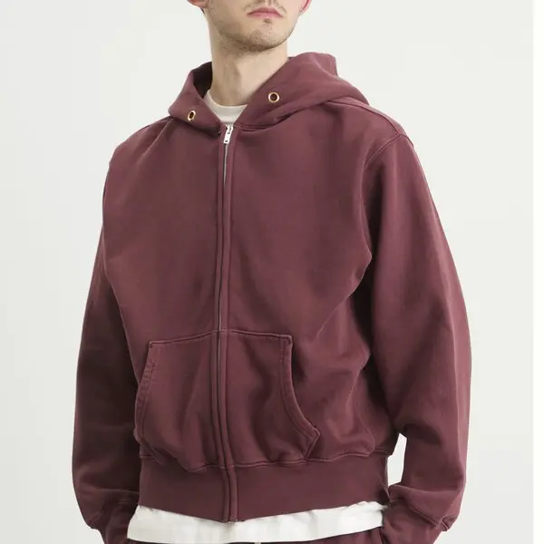 LES TIEN Heavyweight Zip Hoodie