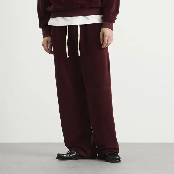 LES TIEN Velour Relaxed Pant
