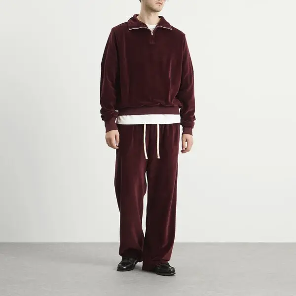 LES TIEN Velour Relaxed Pant