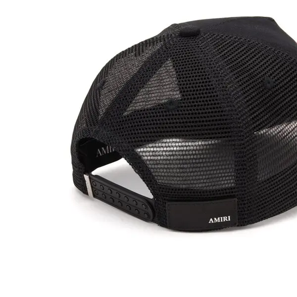 Amiri Club Trucker Hat - Black