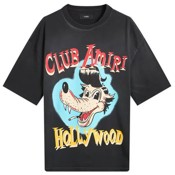 Amiri Club Wolf Oversized T-shirt