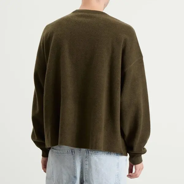 You Must Create Studio Wool Blend Sweatshirt - Dark Green