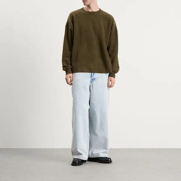 You Must Create Studio Wool Blend Sweatshirt - Dark Green