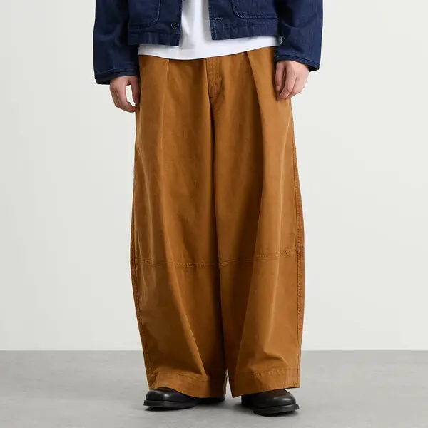 You Must Create Deadbeat Garment Dyed Trousers - Clay