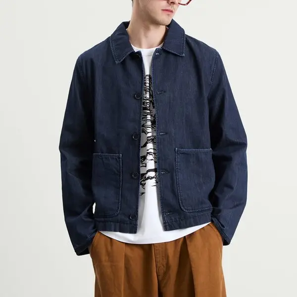 You Must Create Groundhog Chore Jacket - Indigo