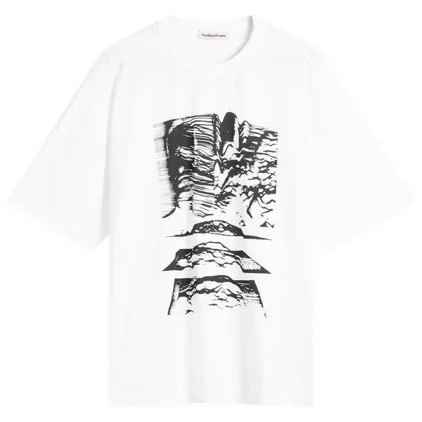 You Must Create Triple T-shirt Mountains - White
