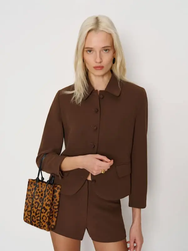 REFORMATION Ashton Two Piece - Brown