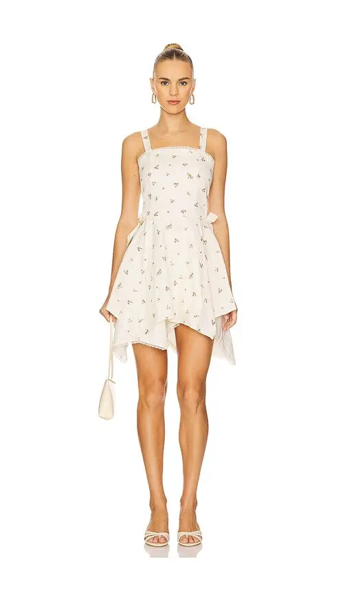 WeWoreWhat Handkerchief Mini Dress - Ivory