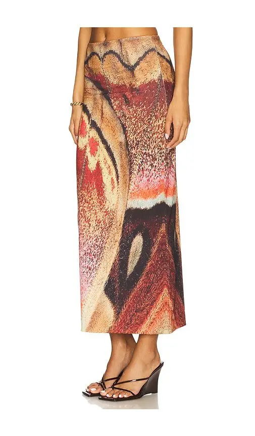 FENERS Tu X Mi Printed Skirt - Orange
