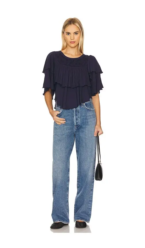Free People Rose Party Tee