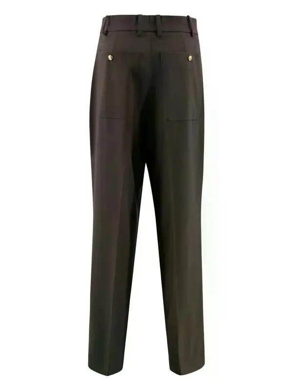 P.a.r.o.s.h Button-fastening Pocket Trousers